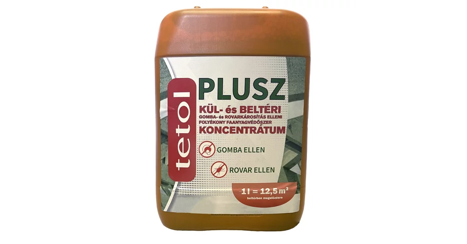 Tetol Plusz FB zöld 1 liter - Faanyag védők, ápolók, tömítők - Lambda Shop