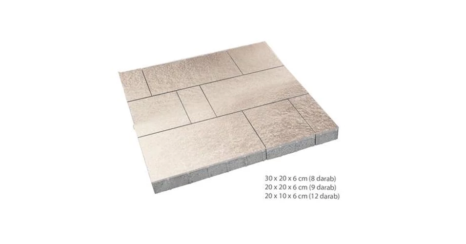 Balatimo kombi homokkő Stardust térkő